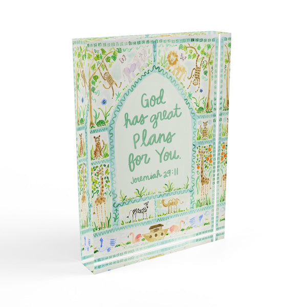 Jeremiah 29:11 Acrylic Verse Block – Evelyn Henson