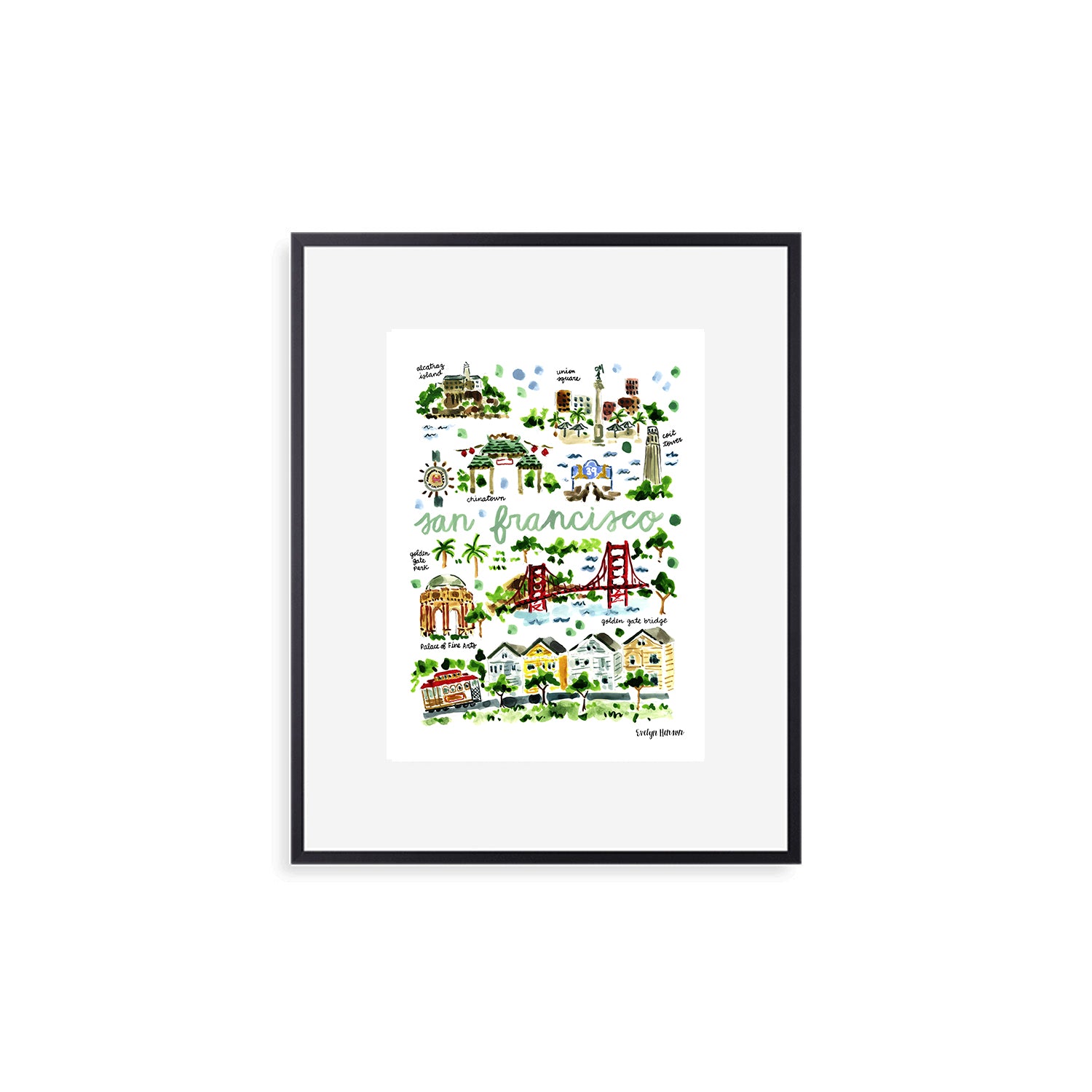 "San Francisco, CA" Fine Art Print – Evelyn Henson