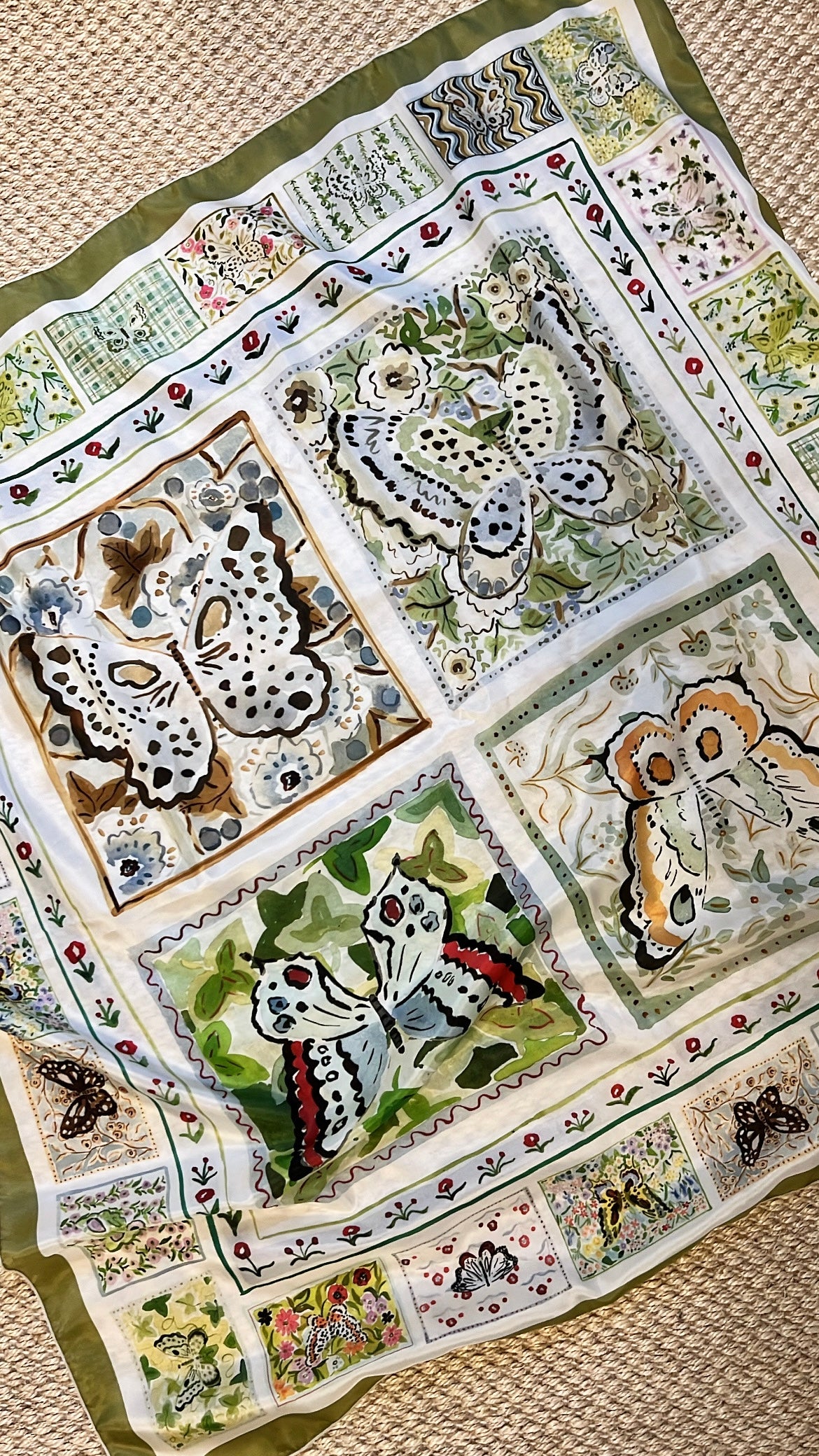 Papillon Jardin Scarf – Evelyn Henson