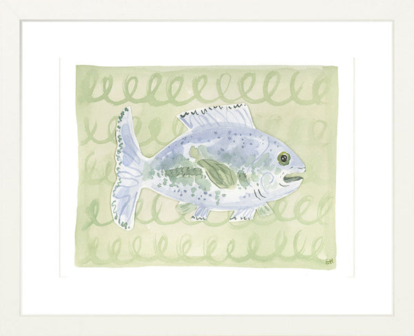 The "One Fish, Blue Fish" Fine Art Print – Evelyn Henson