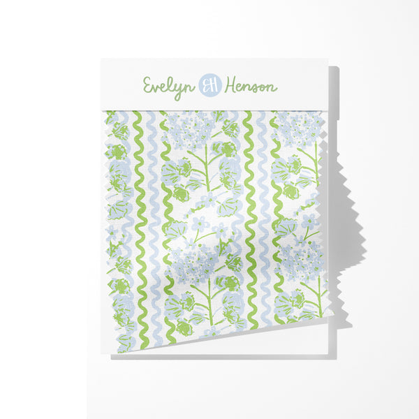 Garden Rio Fabric- Blue – Evelyn Henson