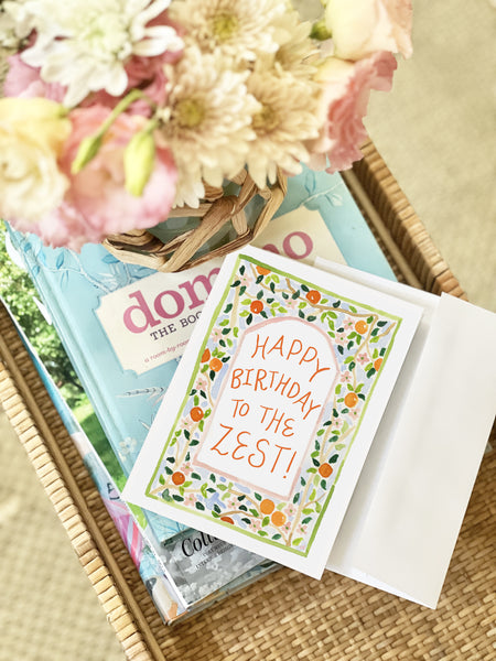 Birthday Zest Print Card – Evelyn Henson
