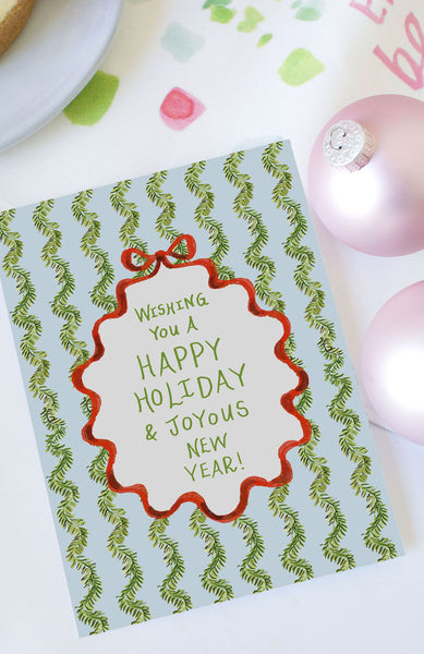 Holiday Garland Card – Evelyn Henson
