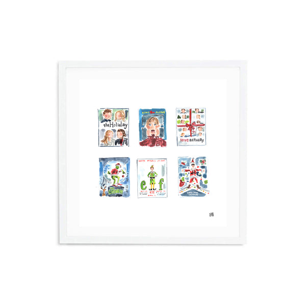 The "Holiday Movies" Fine Art Print – Evelyn Henson