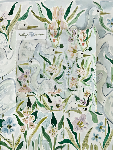 Heron Garden Wallpaper – Evelyn Henson
