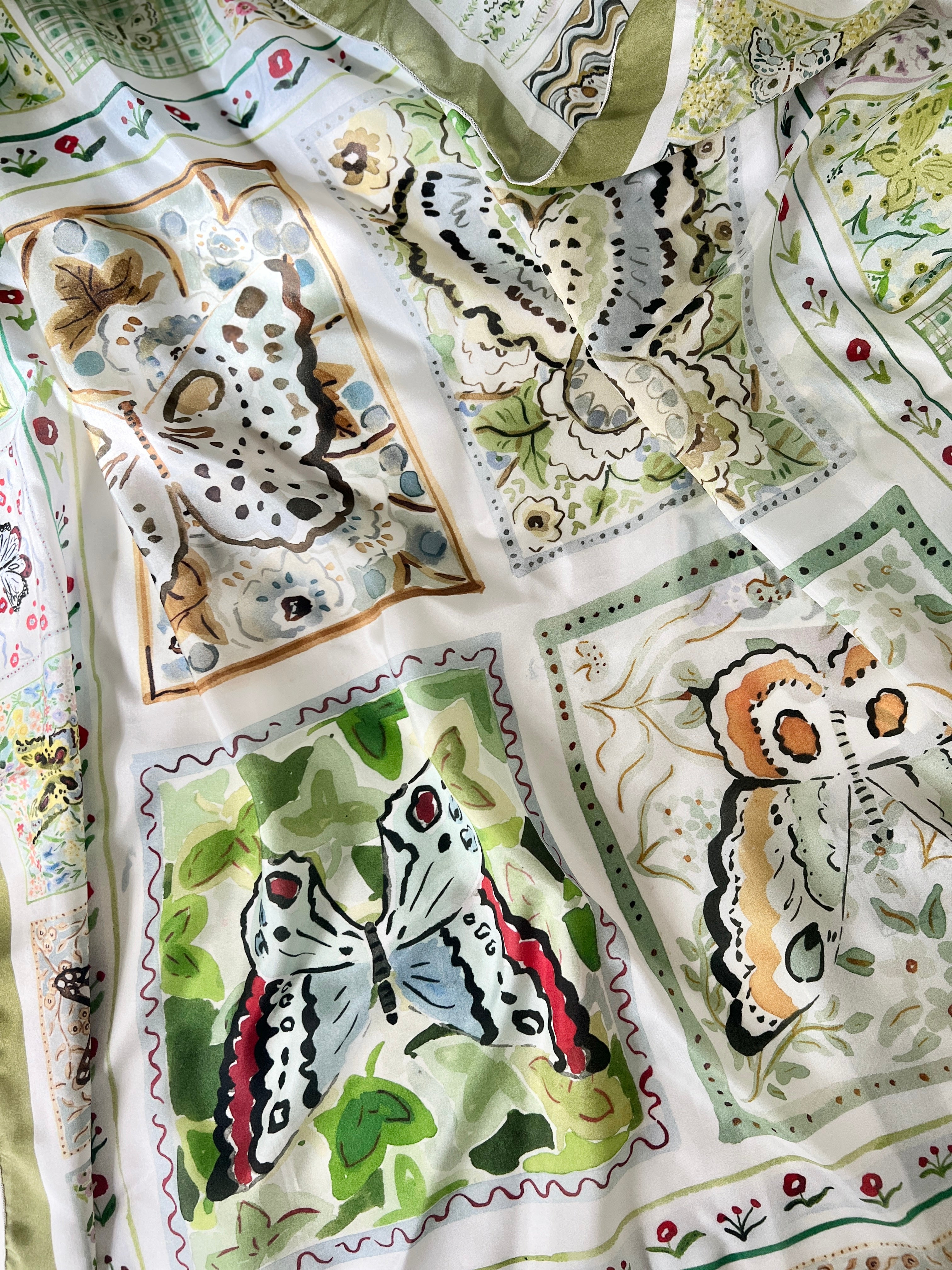 Papillon Jardin Scarf – Evelyn Henson