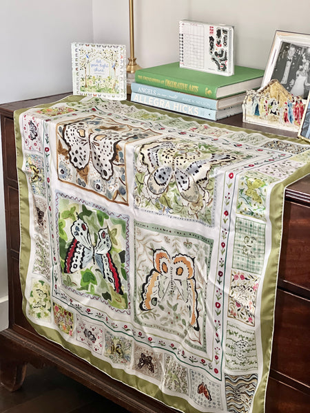 Papillon Jardin Scarf – Evelyn Henson