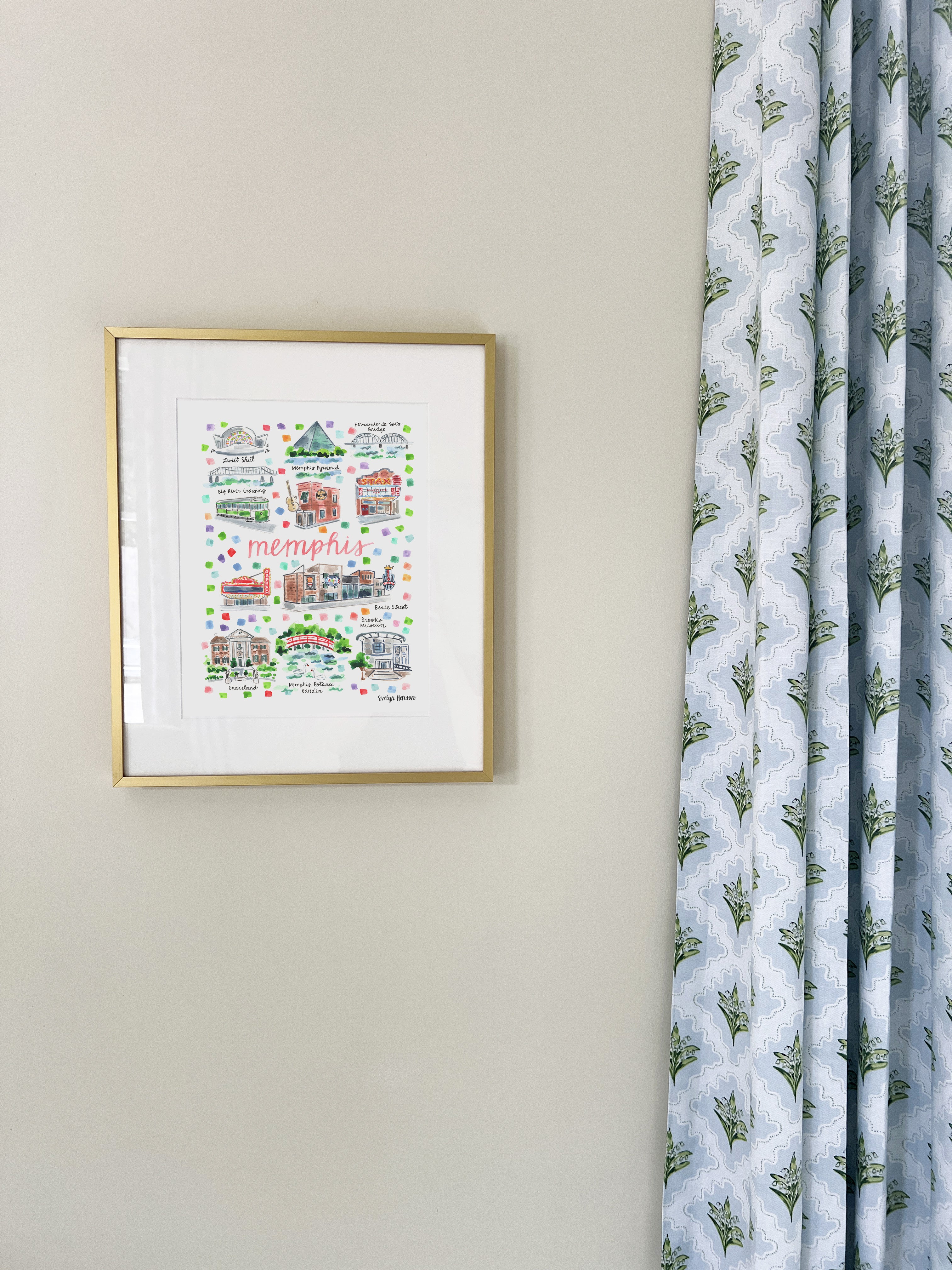 "Memphis TN" Fine Art Print – Evelyn Henson