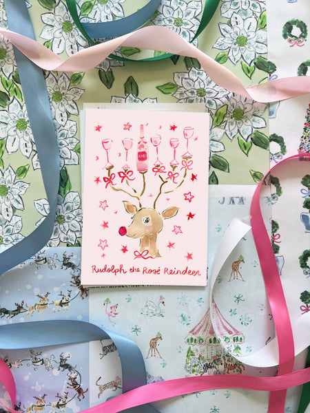 Rudolph the Rose Reindeer Card – Evelyn Henson