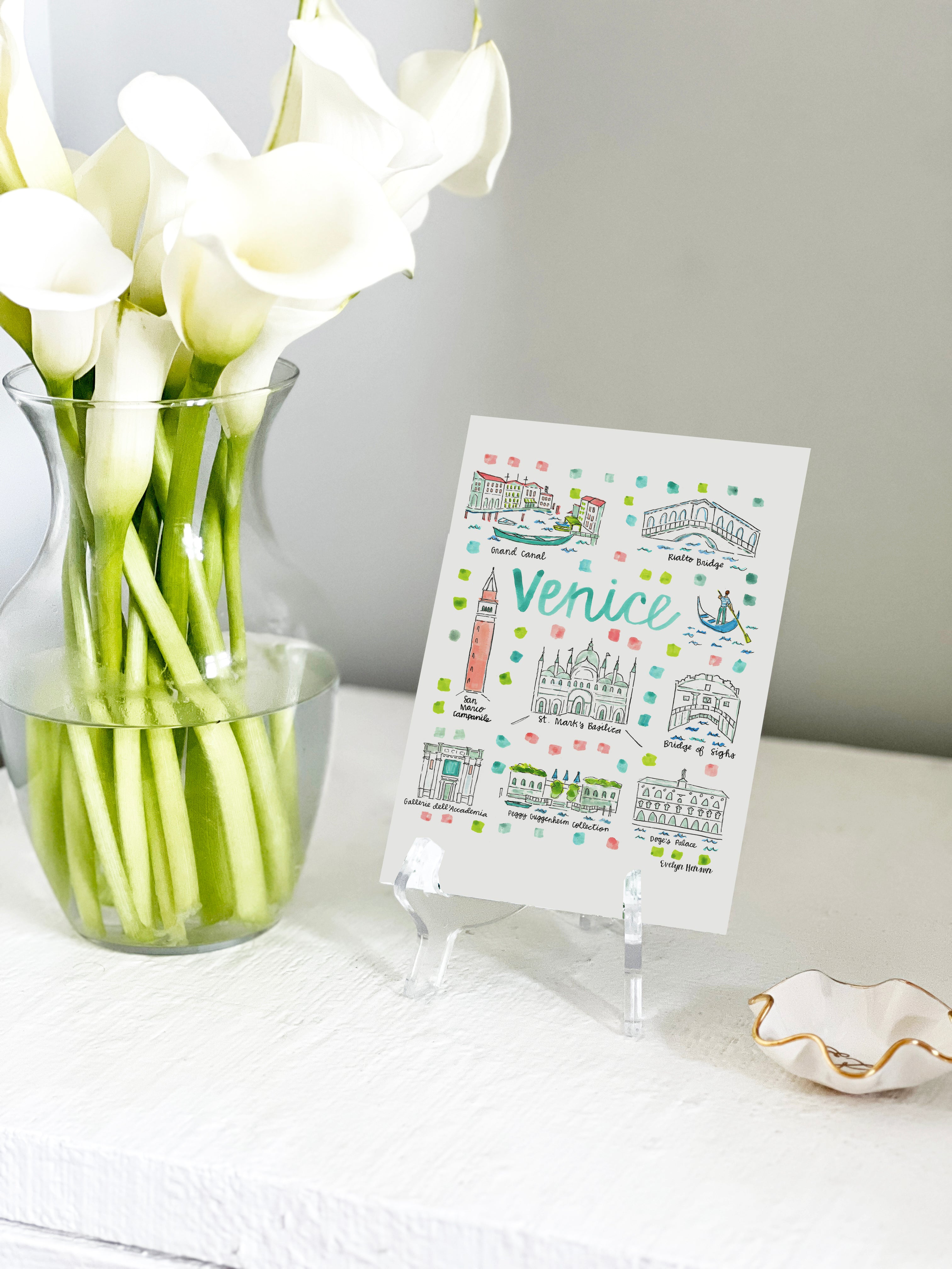 Venice, Italy Map Card – Evelyn Henson