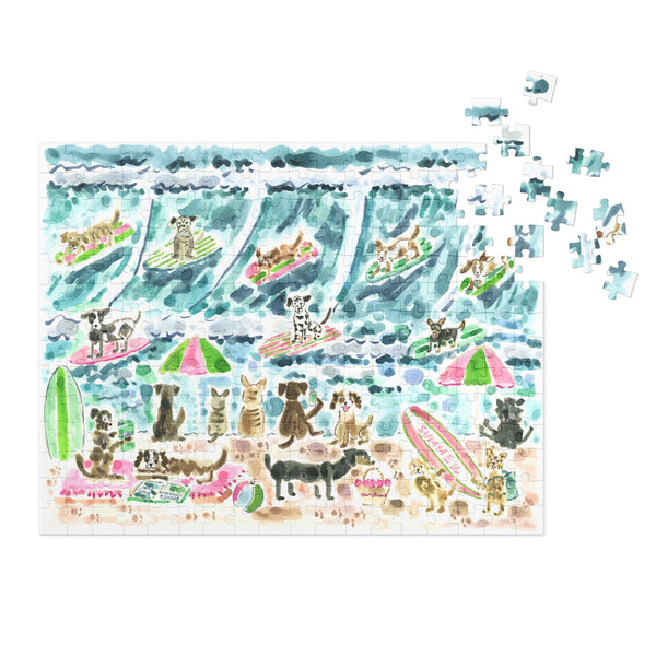 Fetching Waves Jigsaw Puzzle – Evelyn Henson