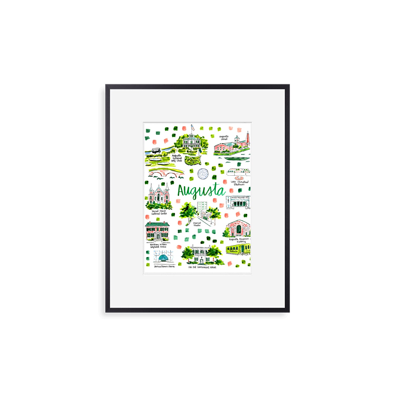 "Augusta, GA" Fine Art Print – Evelyn Henson