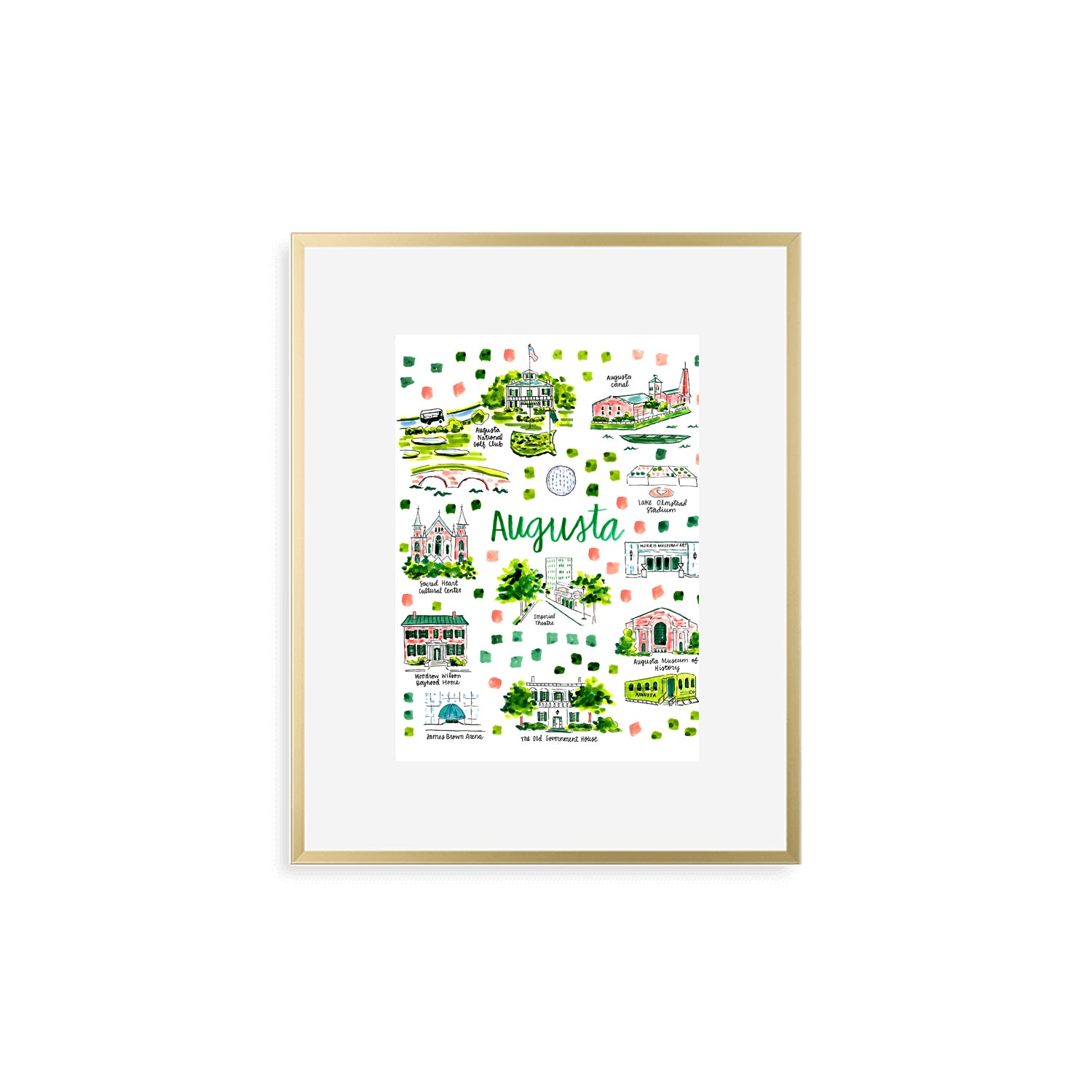 "Augusta, GA" Fine Art Print – Evelyn Henson