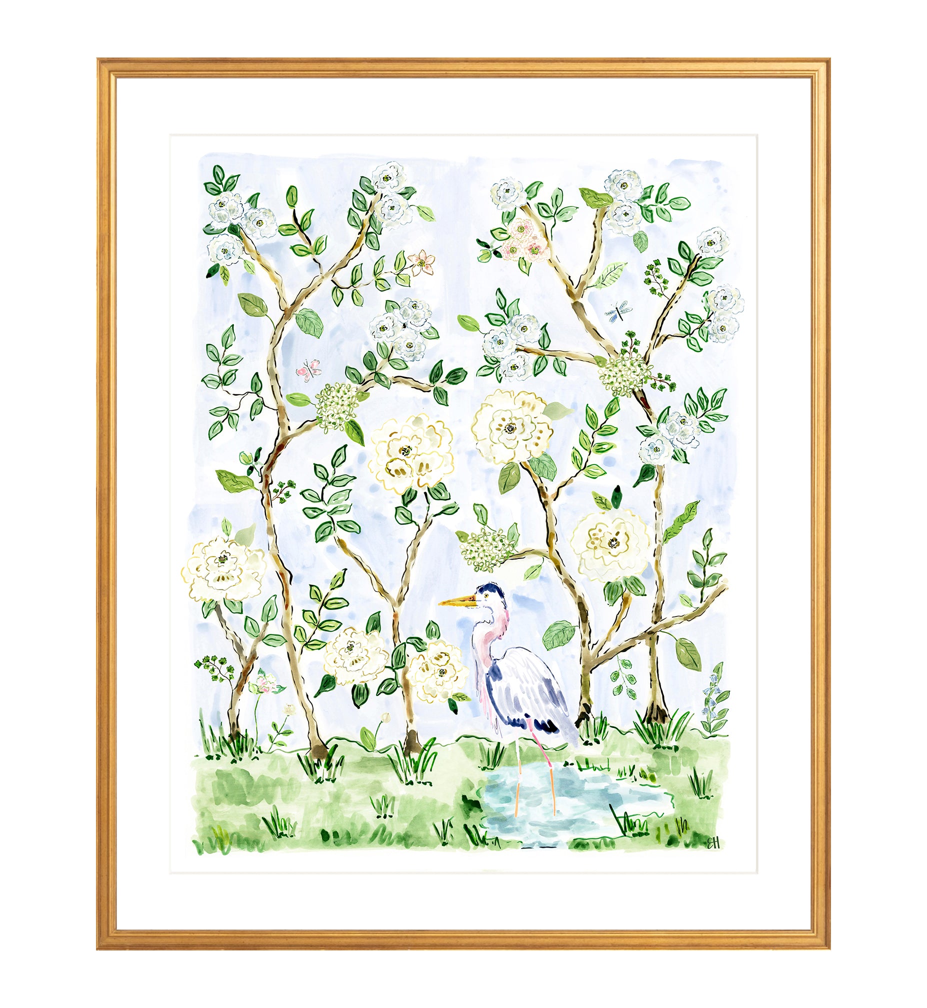 The "Chinoiserie Blues No. 2" Fine Art Print – Evelyn Henson