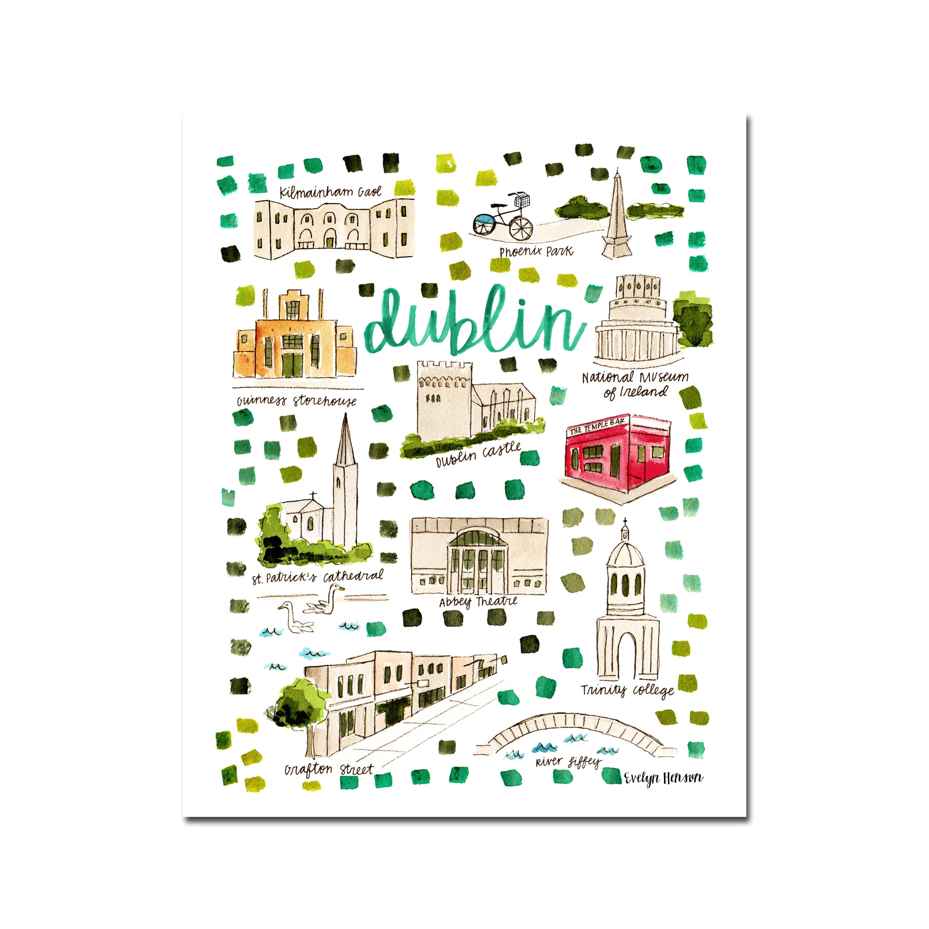 "Dublin, Ireland" Fine Art Print – Evelyn Henson