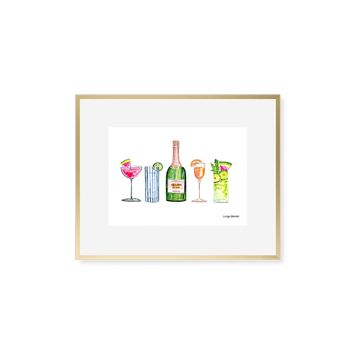 The "Happy Hour" Fine Art Print – Evelyn Henson
