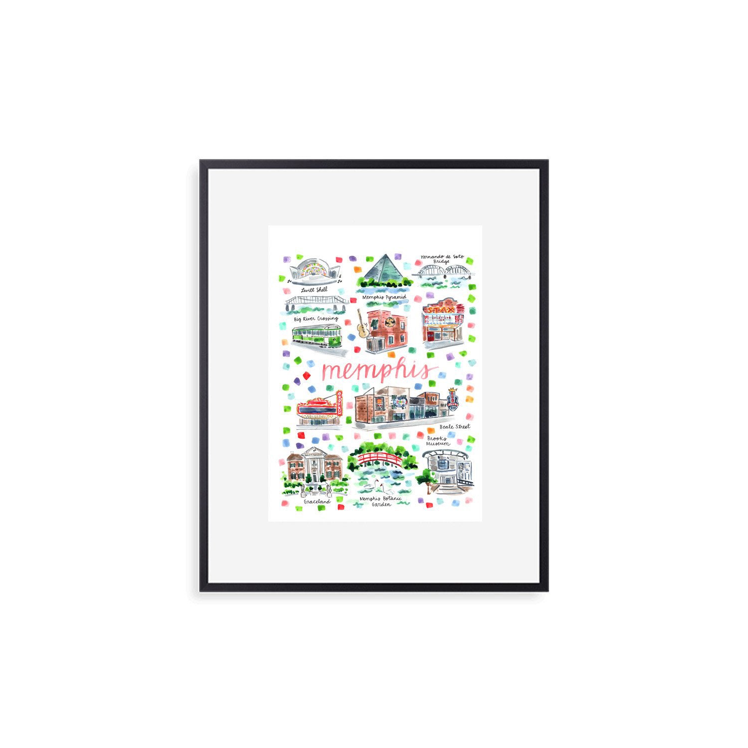 "Memphis TN" Fine Art Print – Evelyn Henson