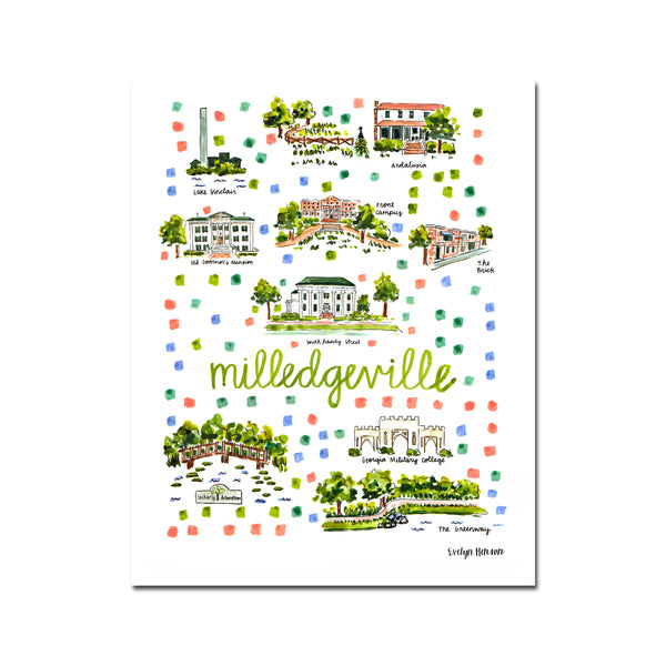 "Milledgeville, GA" Fine Art Print – Evelyn Henson