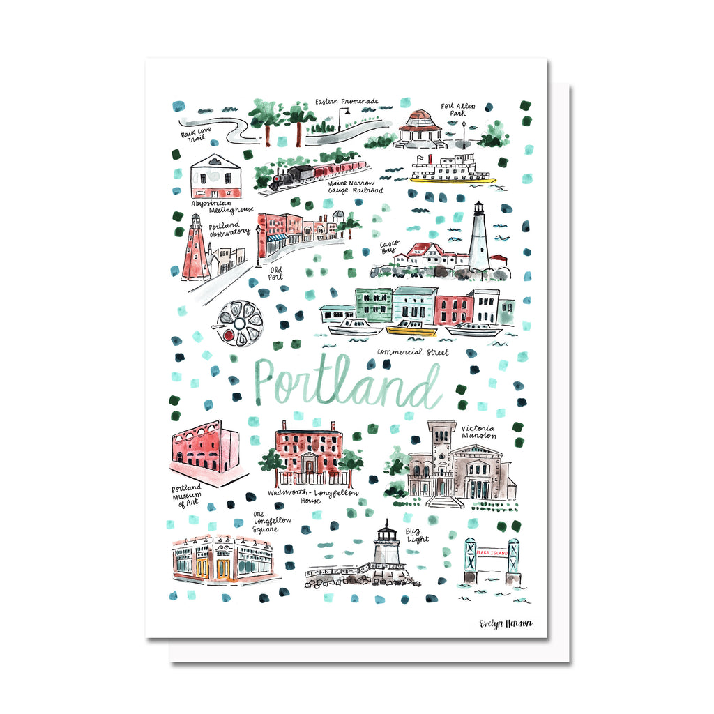 Portland, Me Map