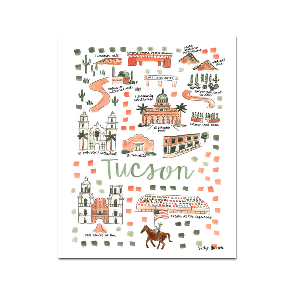"Tucson, AZ" Fine Art Print – Evelyn Henson