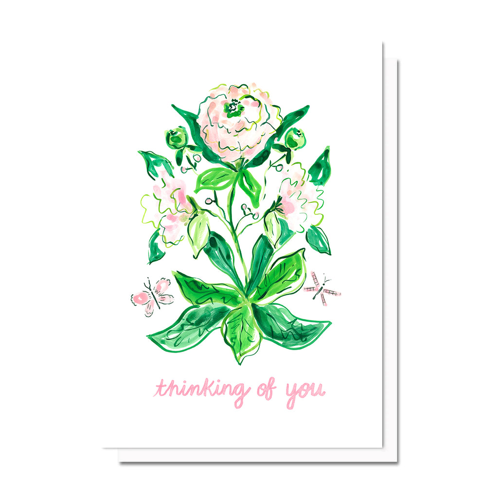 pink and green greeting cards