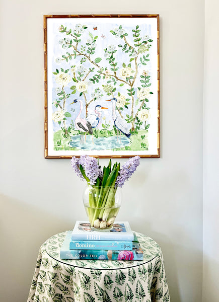 The "Chinoiserie Blues No. 1" Fine Art Print – Evelyn Henson