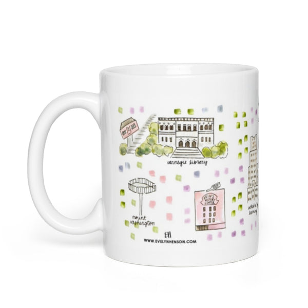 Pittsburgh, PA Map Mug – Evelyn Henson